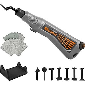 Bucasso Cordless Pen Sander, Variable Speed and USB Charging with LED Light, Multi-Purpose Power Tool for Sanding, Polishing, Finishing, DIY Crafts