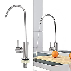 VTOSEN Kitchen Water Filter Purifier Faucet 304 Stainless Steel 360° Rotation Thickened Water Filtration Faucet for Kitchen Living Room