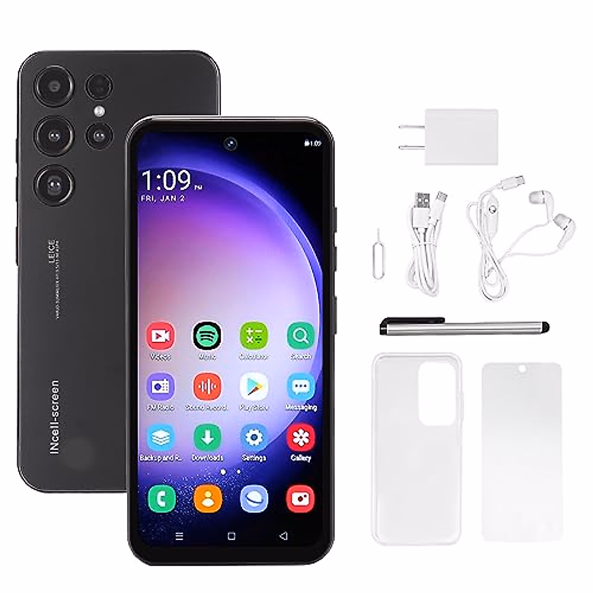 Acogedor Ultra Thin 6.6inch 512GB 4G Unlocked Cell Phone with 7000mAh Battery, HD Screen, Triple Card Slot, for13.0 (US Plug)