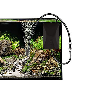 AquariumBasics 31M/101.8 Feet Black Aquarium Soft Airline Tubing Hose Standard with 10 Fish Tank Check Valves,10 pcs “I” and 10 pcs “T” Shape Aquarium Hose Connectors