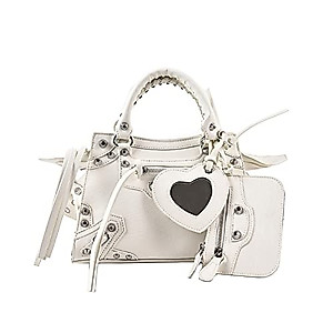 YENEVA Women PU Leather Handbag Quality Leather Woman Clutch Shoulder Bags Crossbody Tote Bag (Color : Pink)