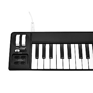 MIDIPLUS AKM320 USB MIDI Keyboard Controller, Black, 32-key