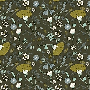 Canyon Springs Fat Quarter Bundle (18 Pieces) by Ash Cascade for Cotton and Steel 18 x 21 inches (45.72 cm x 53.34 cm) Fabric cuts DIY Quilt Fabric