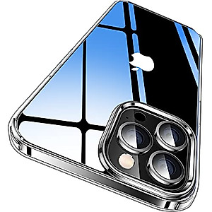 CASEKOO Upgraded Crystal Clear iPhone 14 Pro Case, [Never Yellow] [Exceed Mil-Grade Protection] Transparent Cover for Women Men Slim iPhone 14 Pro Phone Case 6.1 in, Clear