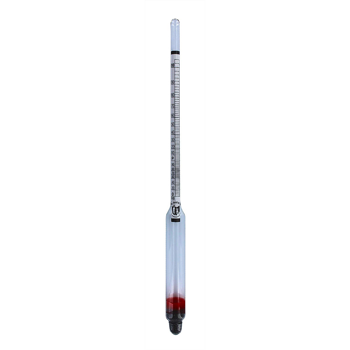 Proof And Tralle Hydrometer With 12" Glass Test Jar With Distiller's Active D...
