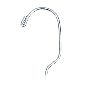 NAHANCO 610RCLH Plastic Baby/Infant Size Skirt/Pant Hangers, Long Metal Swivel Hook and Pinch Clips, Heavy Weight, 9", Clear (Pack of 100)