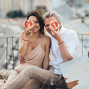 Knitted Colors Red String of Fate Bracelets Christmas Handmade Kabbalah Protection Good Luck Bracelets Simple Matching Bracelets for Lover Women Men