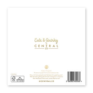 CENTRAL 23 - Cute 80th Birthday Card for Women - 'Happy 80th Birthday ' - Sweet Birthday Card for Her - Fun Birthday Card for Him - Comes with Cute Stickers