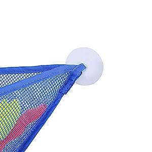 Zcargel Bath Toy Organizer, Kids Bath Toy Storage Net and Corner Shower Caddy Bag with 3 Strong Suction Cups The Bathroom Storage Ideas for Baby Boys and Girls