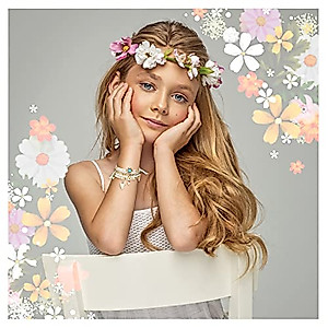 4 Sets Bohemian Stretch Beads Bracelets Multilayer Evil Eye Hamsa Hand Bracelet Bohemian Bracelet Handmade Stackable Charm Bracelets for Women Lucky Protection Beaded Hamsa Bracelet (Bright Colors)