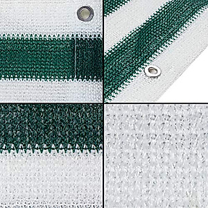 IdeaWorks New Deck & Fence Privacy Durable Waterproof Netting Screen with Grommets and Reinforced Seams (Green)