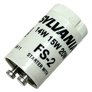 LEDVANCE Fluorescent Starter for Use with F14, F15 and F20 Preheat Fluorescent Lamps, 10 Pack