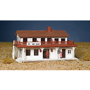 Bachmann Industries Saloon and Barber Shop Set, HO Scale