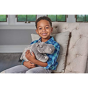 Wild Republic Hippo Plush, Stuffed Animal, Plush Toy, Gifts for Kids, Cuddlekins 12 Inches,Multi