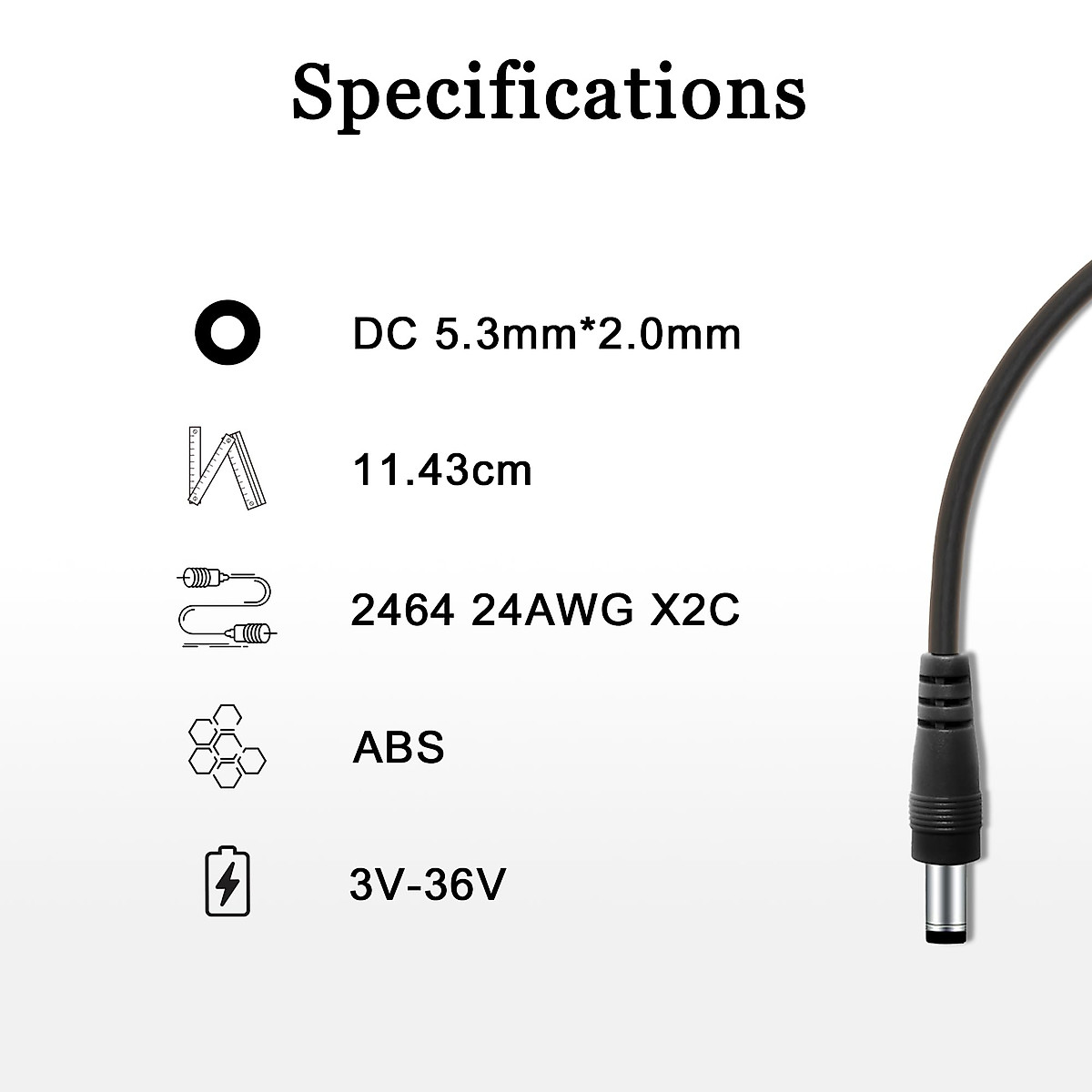 AZOR Chorus Guitar Effect Pedal Pure Analog Mini Pedal with Guitar Pedal Power Cable,9V Battery Clip Converter Power Cable