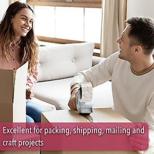 Mr. Pen- Packing Tape, 2Pack, 2in Wide, 60 Yards, 1.9mil, No Smell, Shipping Tape, Packaging Tape, Packing Tape Rolls, Clear Packing Tape, Moving Tape, Box Tape, Mailing Tape, Packing Tape Refill