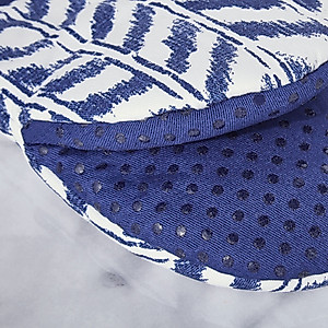 Tommy Bahama Maui Herringbone Mini Mitt Set, Navy 2 Count