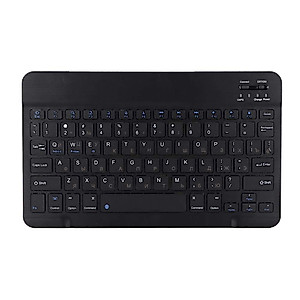 Tosuny USB Keyboard with Russian English, 80 Keyboard 10.1" Bluetooth Keyboard, Lightweight, Waterproof, Dustproof Slim Ultra Wide Wireless Keyboard