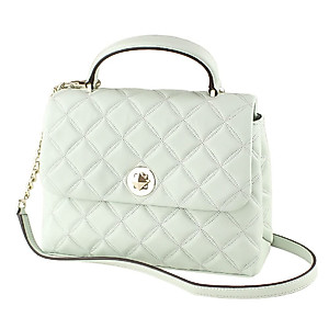 Kate Spade Natalia Medium Flap Crossbody Women's Leather Handbag (Crystal blue)