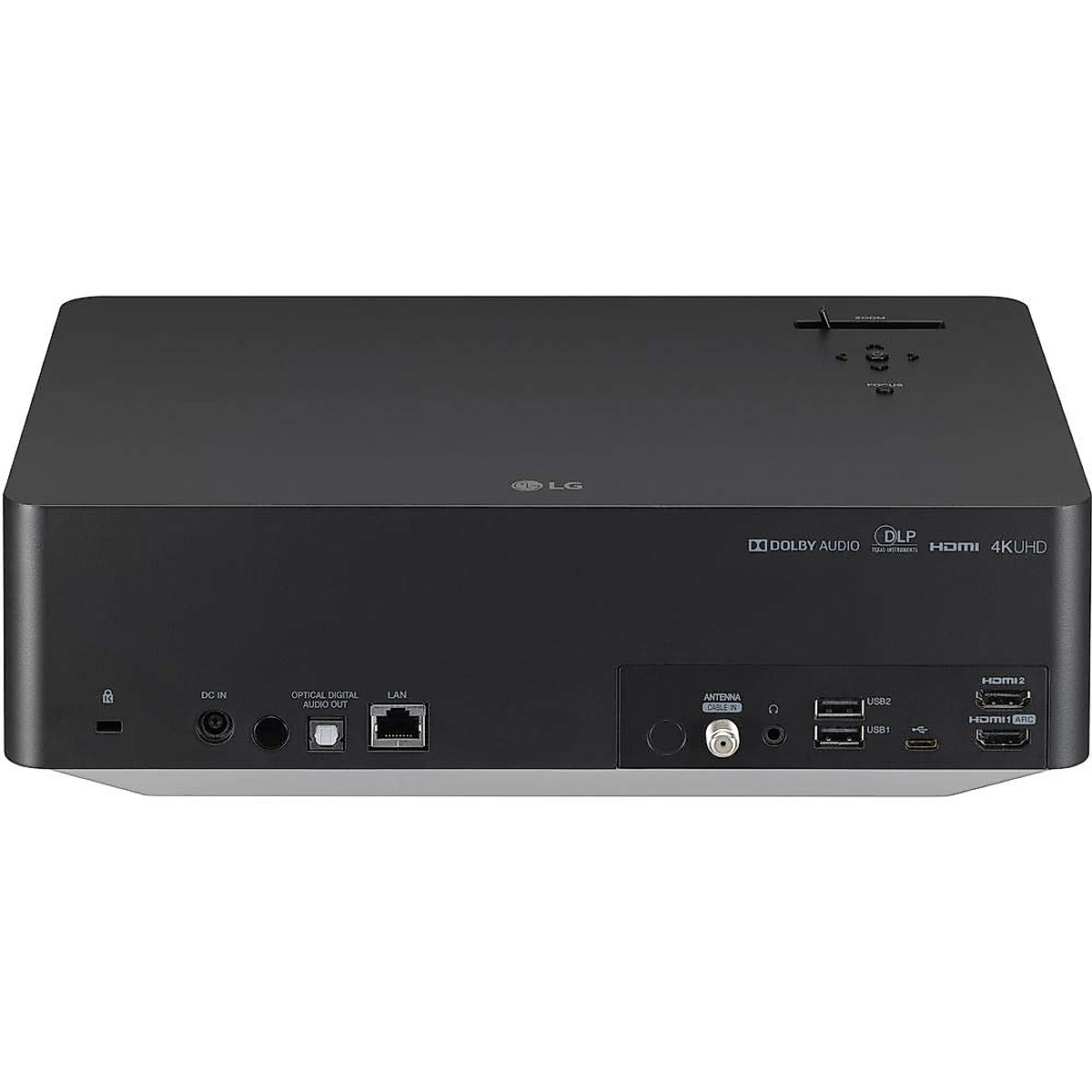 LG HU70LAB 4K UHD LED Smart Home Theater Projector, 140" Display, Bluetooth Bundle with 120" Minolta 16:9 Indoor-Outdoor Screen