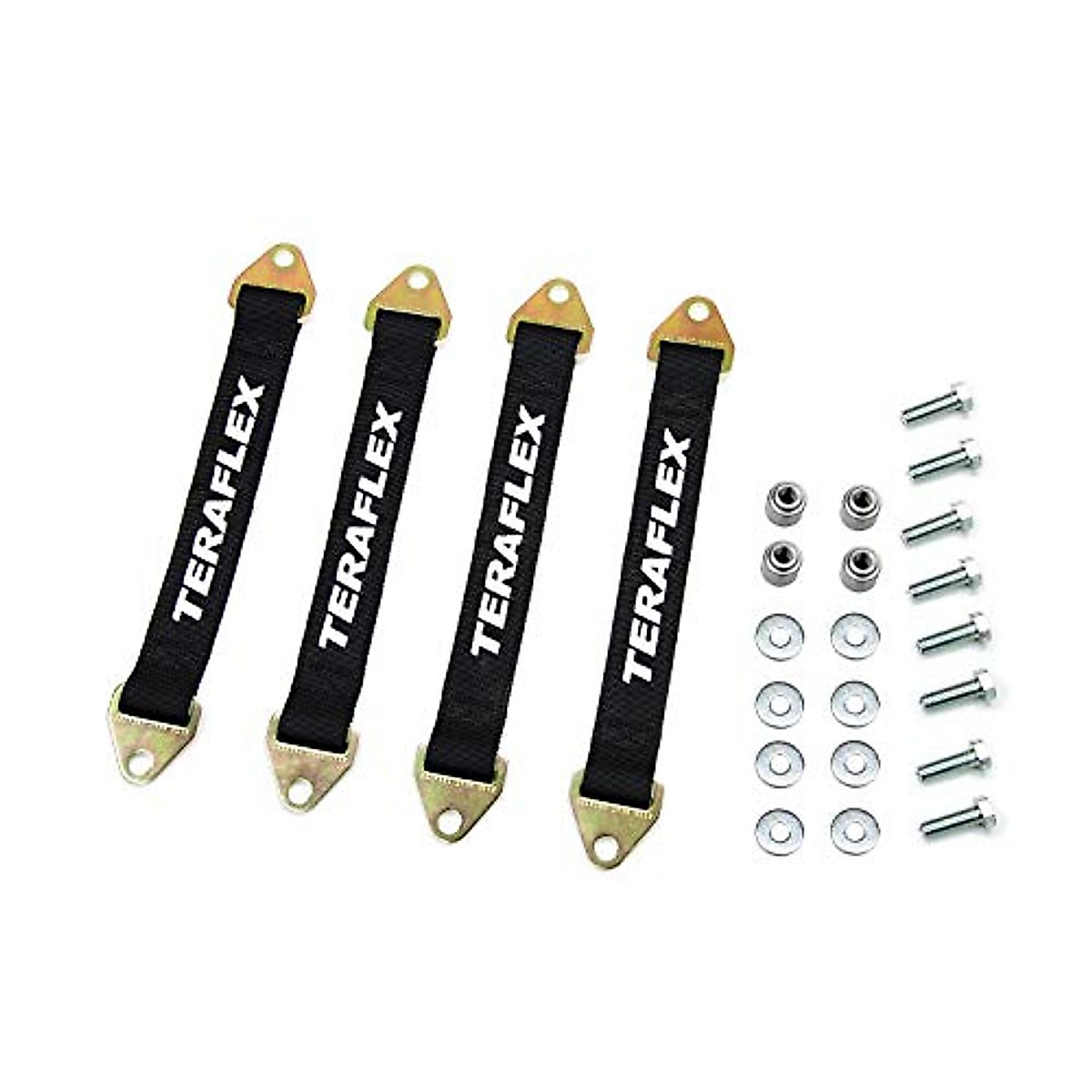 TeraFlex 4853100 JK Front and Rear Limit Strap Kit with Mounting Hardware