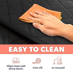 Active Pets Bench Dog Car Seat Cover for Back Seat, Waterproof Dog Seat Covers for Cars, Durable Scratch Proof Nonslip, Protector for Pet Fur & Mud, Washable Backseat Dog Cover for Cars Trucks & SUVs