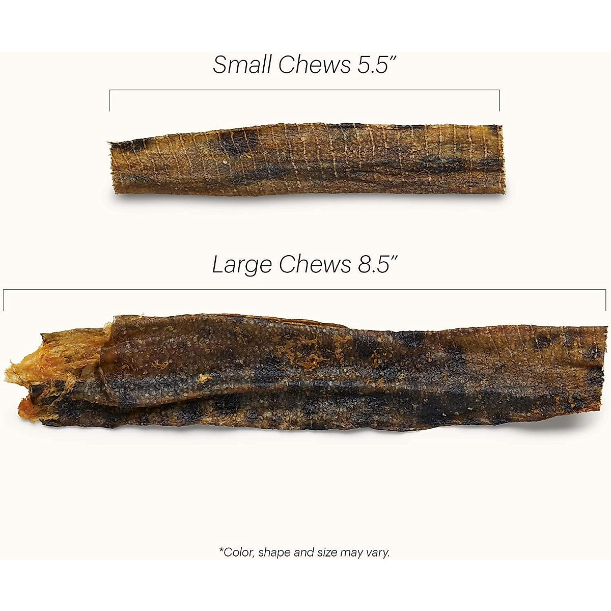 Aurora Pet Bundle (3) Ocean Chews Wolfish Skins Dehydrated Dog Treats (6-oz Each) with AuroraPet Wipes