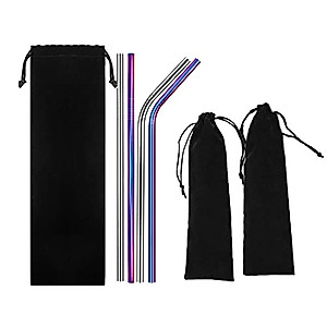 UPKOCH 10pcs Spoons Black Chopsticks Fork Bags Home with Organizer Holders Office Toothbrushes Carrying Flannel Christmas for Holiday Silverware Storage Kitchen Drinking Bag