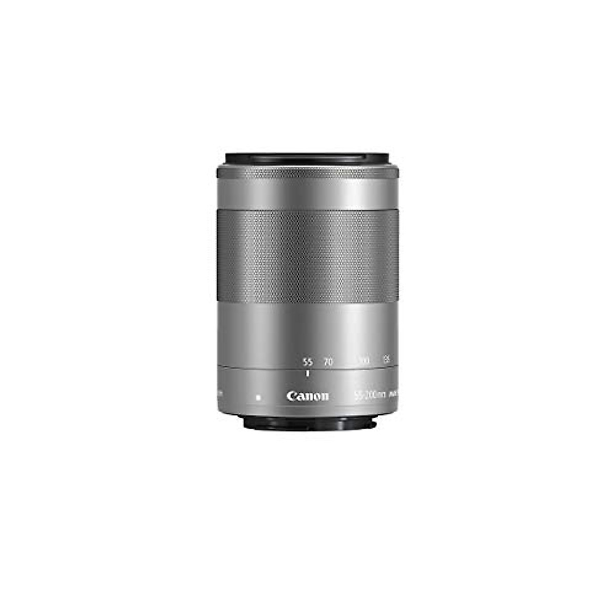 Canon EF-M 55-200mm f/4.5-6.3 Image Stabilization STM Zoom Lens (Silver) (Renewed)