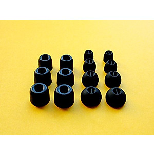 14pcs (BMF-BNSEN)- Premium Memory Foam and Round Replacement Ear Tips Compatible with Sennheiser (M2 IE) Momentum I and G, CX Sport, CX 3.00, CX 5.00, CX 6.00BT, CX 7.00BT, HD1 and HD1 Wireless