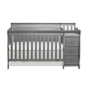 Dream On Me 5-in-1 Brody Full Panel Convertible Crib with Changer