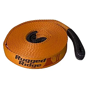 Rugged Ridge | Tow Recovery Strap, 1 Inch x 15 feet | 15104.04