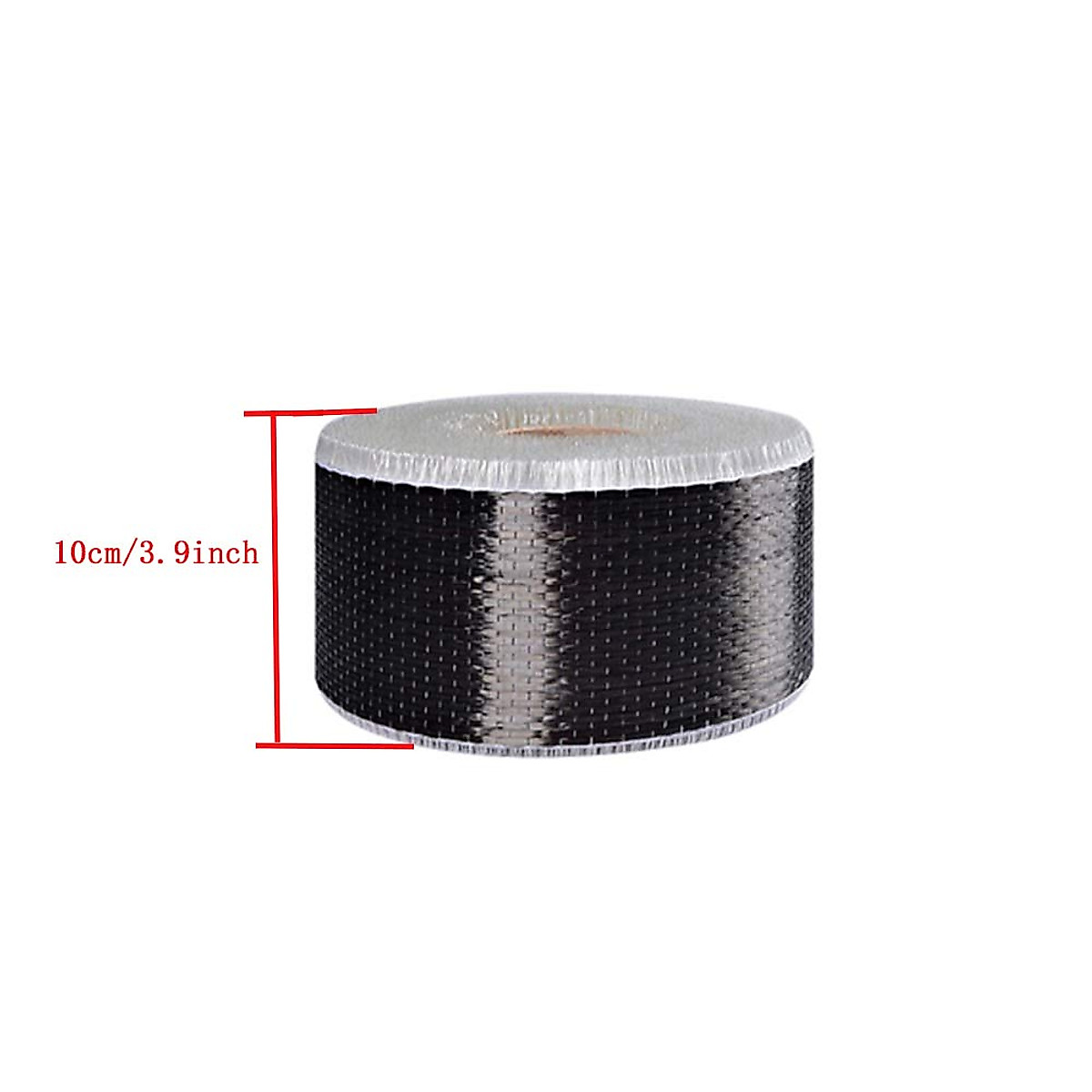 SOFIALXC Full Carbon Fiber Fabrics Cloth Wrap Sheet 200g/m2 10cm Width，Long,1000cm