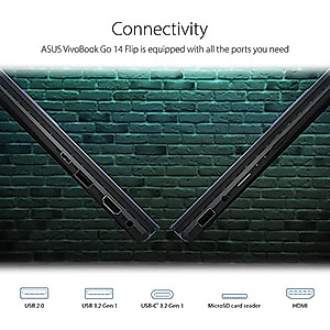 ASUS Vivobook 2-in-1 Convertible Laptop, 14" HD Touchscreen, Intel Celeron N4500, Windows 11 Home, 4GB RAM, 64GB eMMC, 512GB SSD, NumberPad, Type-C, 1-Year Microsoft 365 Personal, PCM Stylus Pen