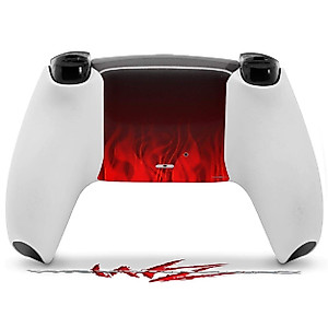 WraptorSkinz Skin Wrap compatible with Sony PS5 DualSense Controller Fire Red (CONTROLLER NOT INCLUDED)