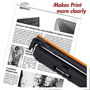 069 069H Black Toner Cartridge 1-Pack Replacement for Canon 069 Toner Cartridge for Canon imageCLASS MF753Cdw MF751Cdw LBP674Cdw Series Printer Ink