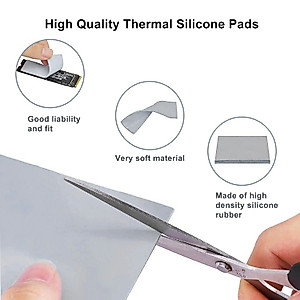 Thermalright Thermal Pad 1.5mm 12.8 W/mK, 85x45x1.5mm, Non Conductive Heat Resistance, Odyssey Silicone Thermal Pads for PC PS5 PS4 Laptop Heatsink GPU/CPU/SSD/VRAM/LED Cooler