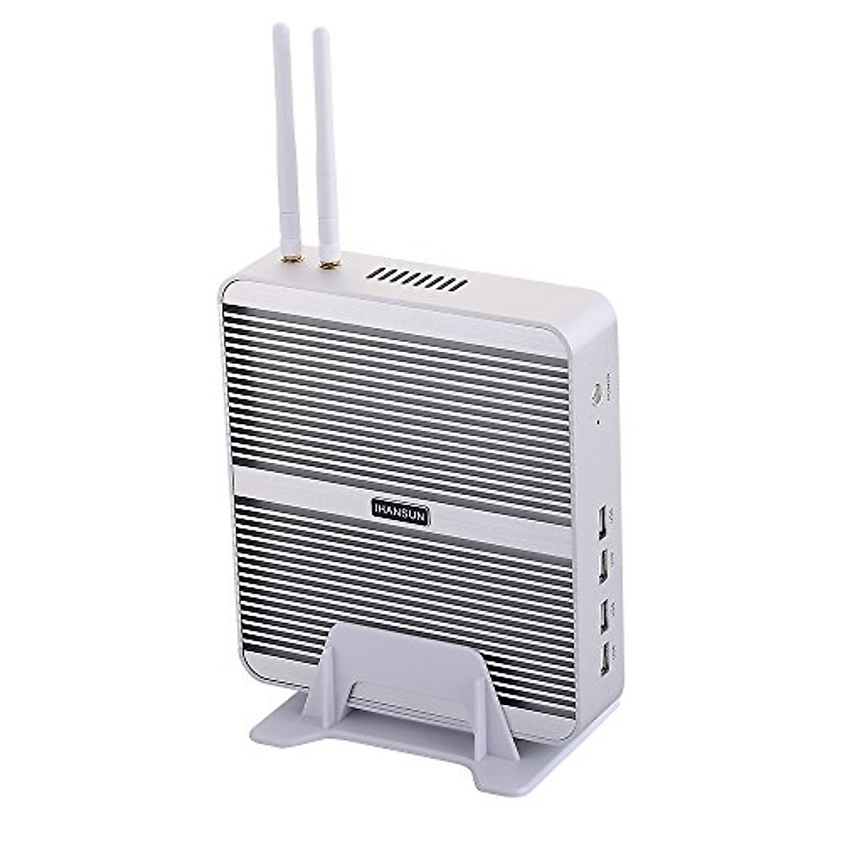 HUNSN Fanless Mini PC, Desktop Computer, HTPC, Kodi Box, Windows 11 or Linux Ubuntu, I5 8250U 8260U 8259U 8265U 8269U 8350U, BM07, VGA, HDMI, 4 x USB3.0, 4 x USB2.0, LAN, 8G RAM, 128G SSD