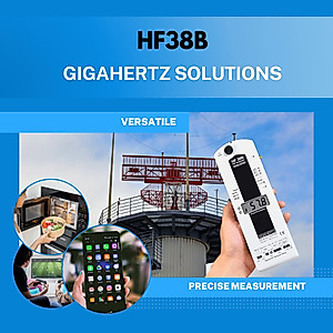 GIGAHERTZ SOLUTIONS HF38B RF Meter - 700MHz - 3.3GHz - 2 Year Warranty! Measures WiFi, Smart Meters, Cell Phones Etc.