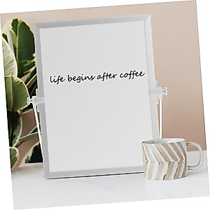 Ciieeo Magnetic Easel Tabletop whiteboard Dry Erase whiteboard Stand Painting Easel Mini Easel Stand Chalkboard Easel Planner Reminder Board Desktop White Board Blackboard