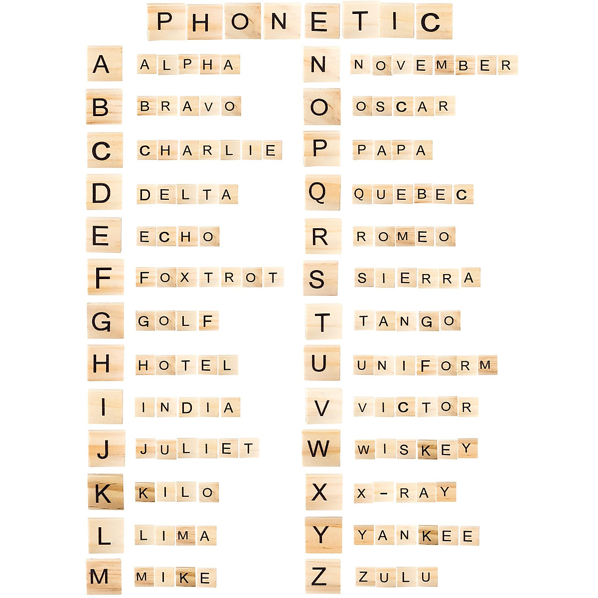 400 PCS Wood Scrabble Tiles DIY Wooden Scrabble Letters for Spelling Wood Tile Game