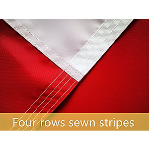 Texas State Flag 3x5FT, Embroidered Stars Sewn Stripes Premium Texas Flag Outdoors Indoors 210D Heavy Duty Oxford Nylon Flag With Brass Grommmets