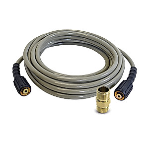 Simpson Cleaning 40224 Morflex Series 3300 PSI Pressure Washer Hose, Cold Water Use, Inner Diameter, Natural, 25-Feet (1/4 Inch)