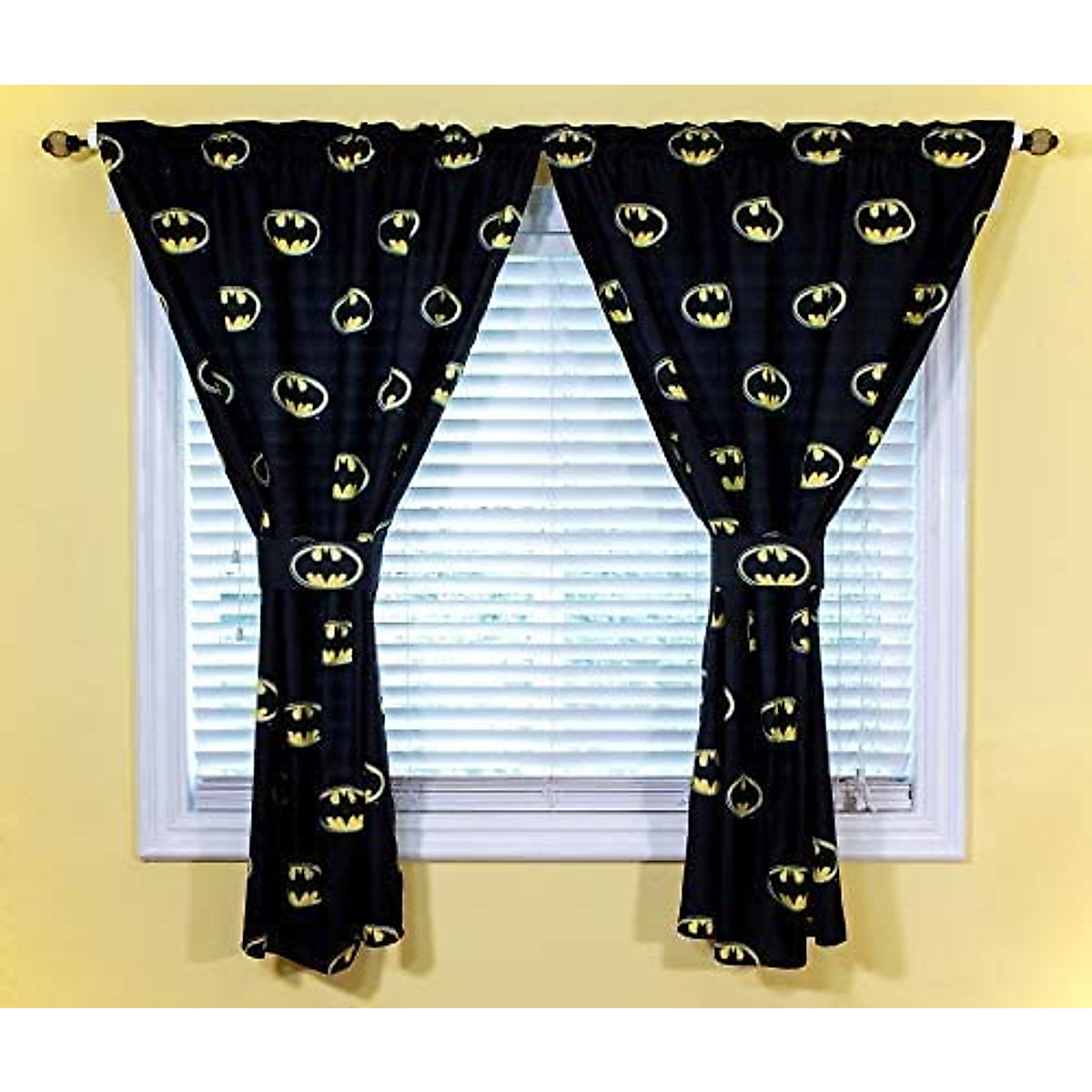 Superhero Bedding Set with Beach Towel, Fleece Blanket, Bedspread Set, and Curtain Set for Kids - Marvel, DC Comics, Justice League, and Avengers Theme (Twin Blue Comforter Set)