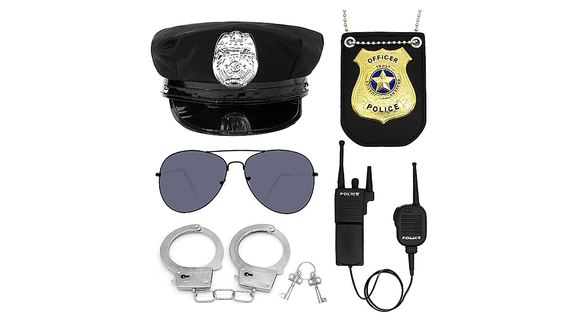 Kids Police Toy Set - Roleplay Accessories for Children’s Day Gift