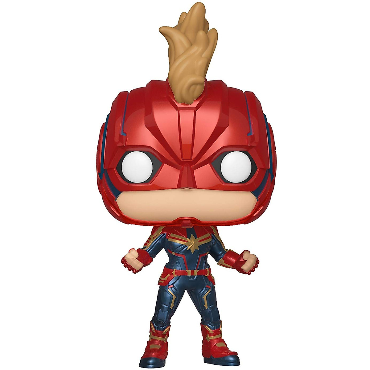 Marvel: Captain Marvel - Masked Captain Marvel Limited Edition Chase Funko Pop! Vinyl Figure (Includes Compatible Pop Box Protector Case)