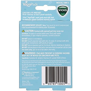 Vicks Pediatric VapoPads Refill Pads 6 ea (Pack of 3)