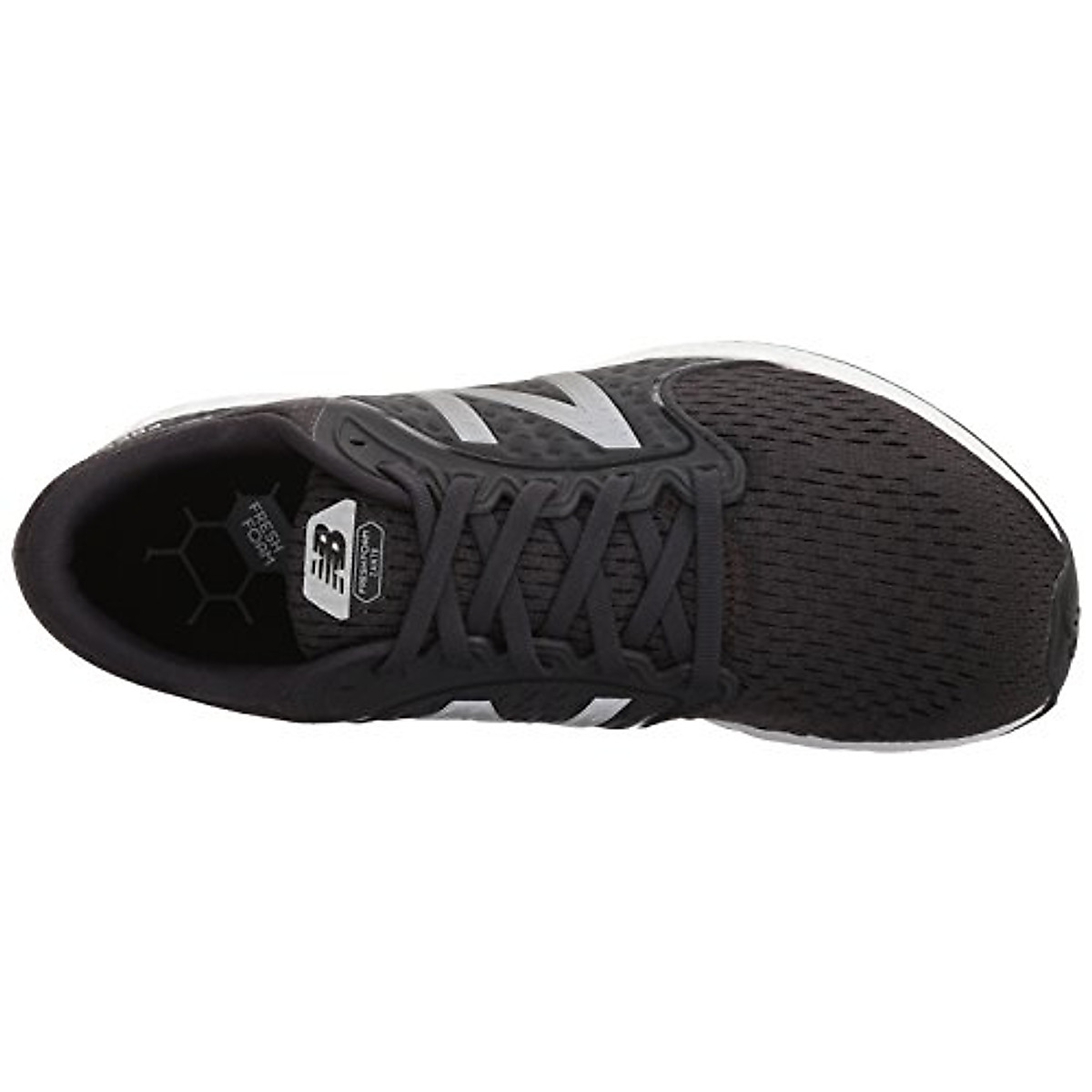 New Balance Women's Fresh Foam Zante V4 Running Shoe, Black/Phantom/Silver Metallic, 9 M US