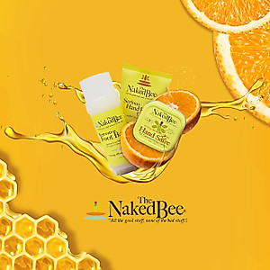 The Naked Bee Lip Balm in Orange Blossom Honey, Grapefruit Blossom, and Pomegranate & Honey (0.15 oz) - 3 Pack
