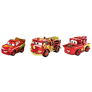 Disney Cars GKG22 Pixar's Cars Mini Racers Rust-eze Wraps Series 3-Pack, Multicoloured
